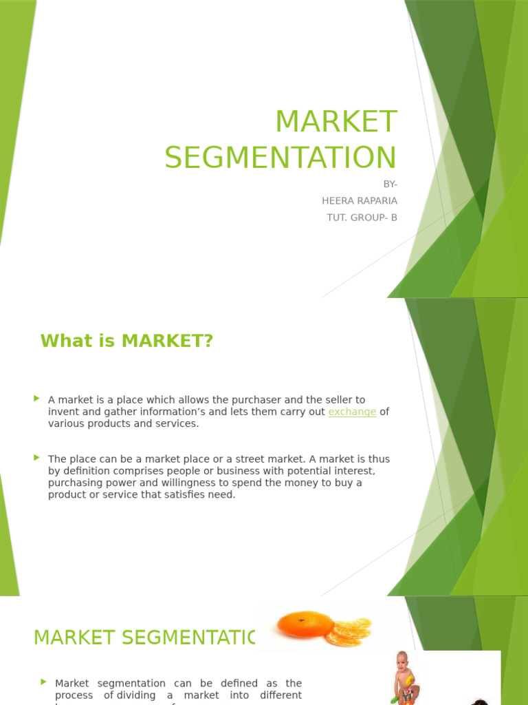 mktng final ppt | PDF | Market Segmentation | Consumer Behaviour