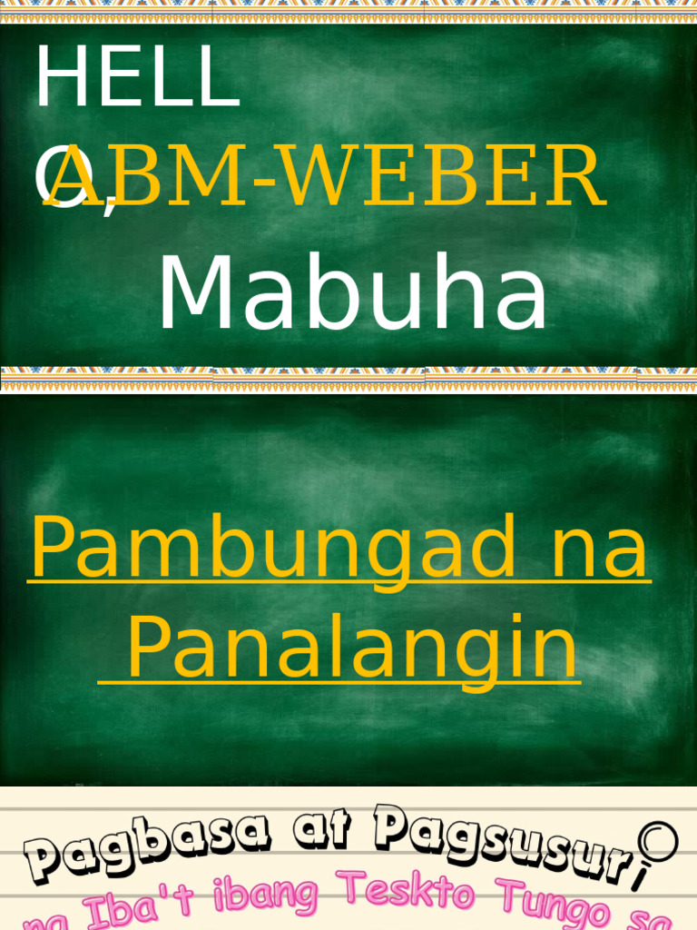 Pagbasa at Pagsuri Introduksyon | PDF