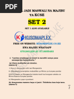 Sifa Na Umuhimu Wa Wahusika | PDF