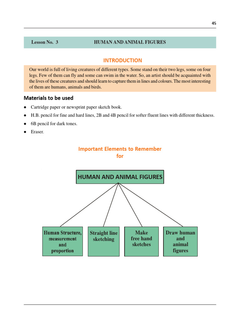 HUMAN AND ANIMAL FIGURES | PDF | Drawing | Pencil