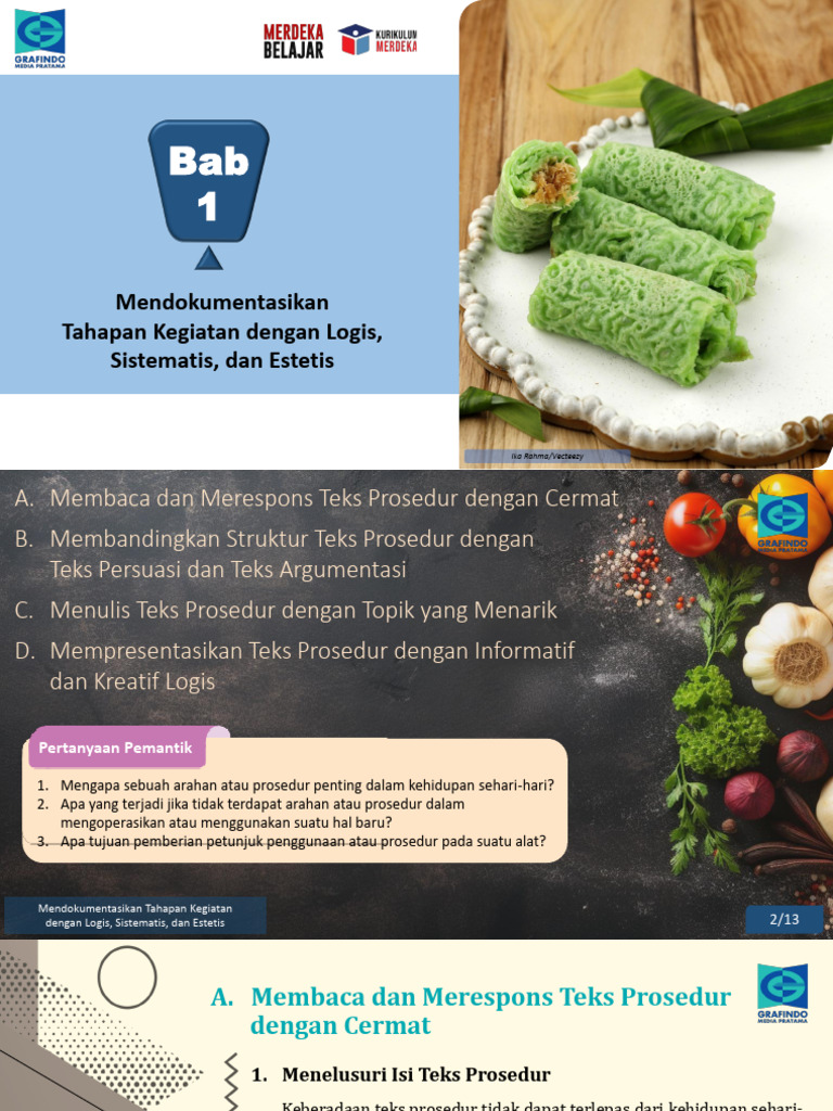 Bab 1 Mendokumentasikan Tahapan Kegiatan Dengan Logis, Sistematis, Dan Estetis | PDF