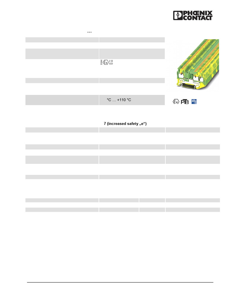 PXC 1003 PT2,5-Twin-PE GB | PDF | Insulator (Electricity) | Electricity