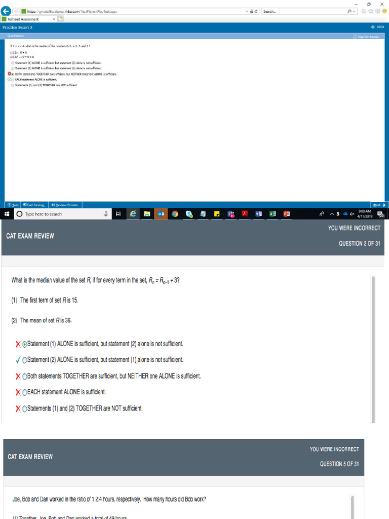 Data Sufficiency GMAT Practice | PDF