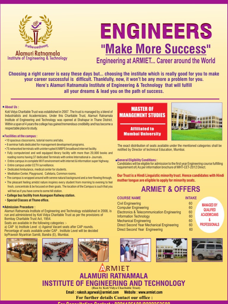 Engineer Leaflet Final | PDF | Mumbai | Science