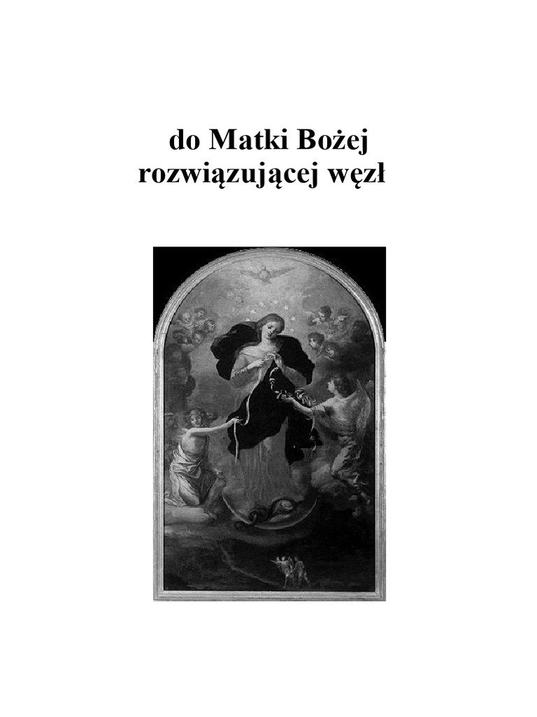 Nowenna Do Maryi Rozwiazujacej Wezly | PDF