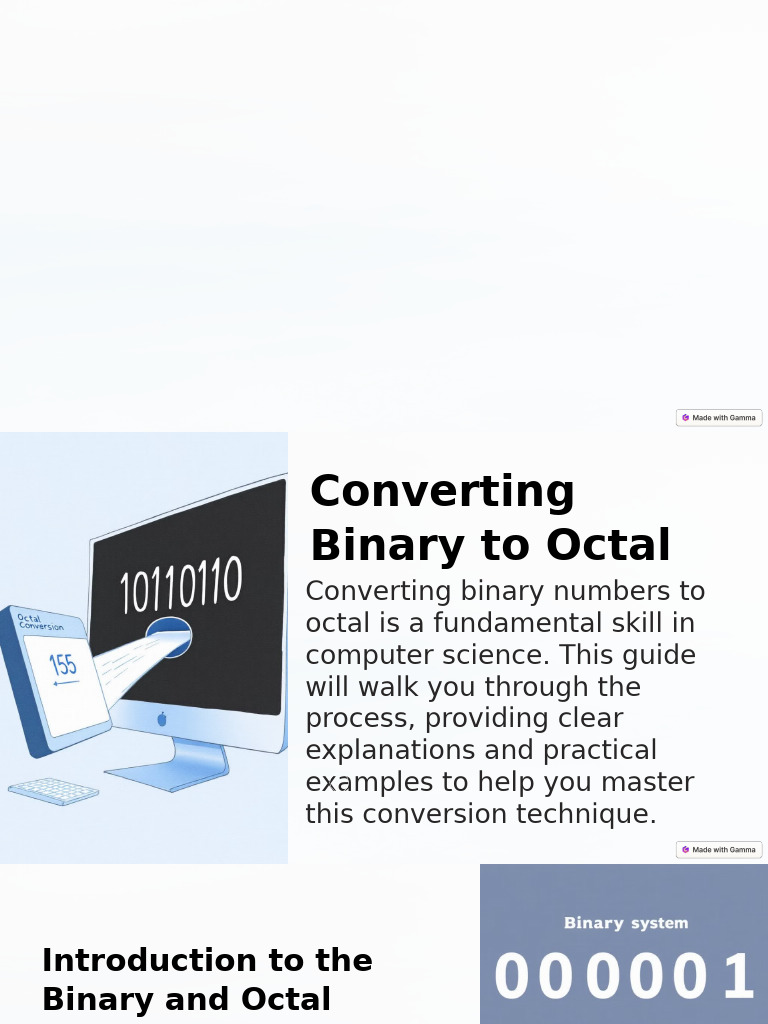 Converting Binary To Octal Step by Step Guide | PDF | Computing | Arithmetic