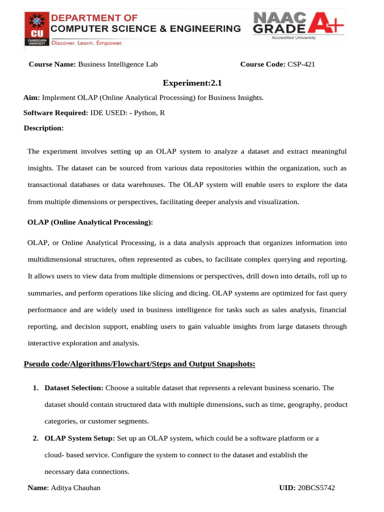 BI 2.1[1] | PDF | Information Retrieval | Computing