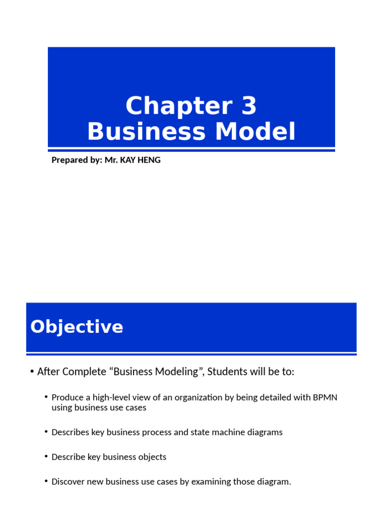 Chapter3 Business Modeling | PDF | Use Case | Business