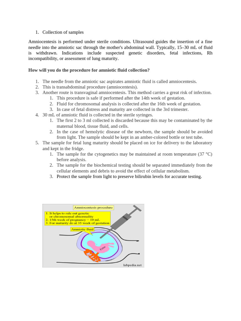Aminotic fluid analysis | PDF | Infection | Immunology