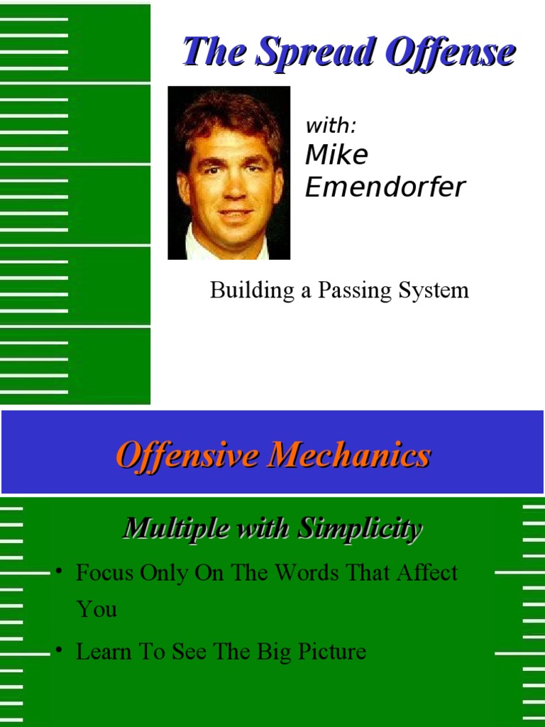 The Spread Offense | PDF