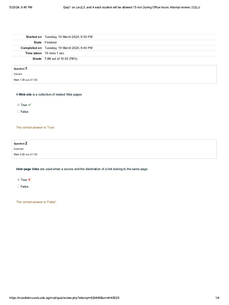 Quiz1 on Lec2,3, and 4 each student wil.. | PDF