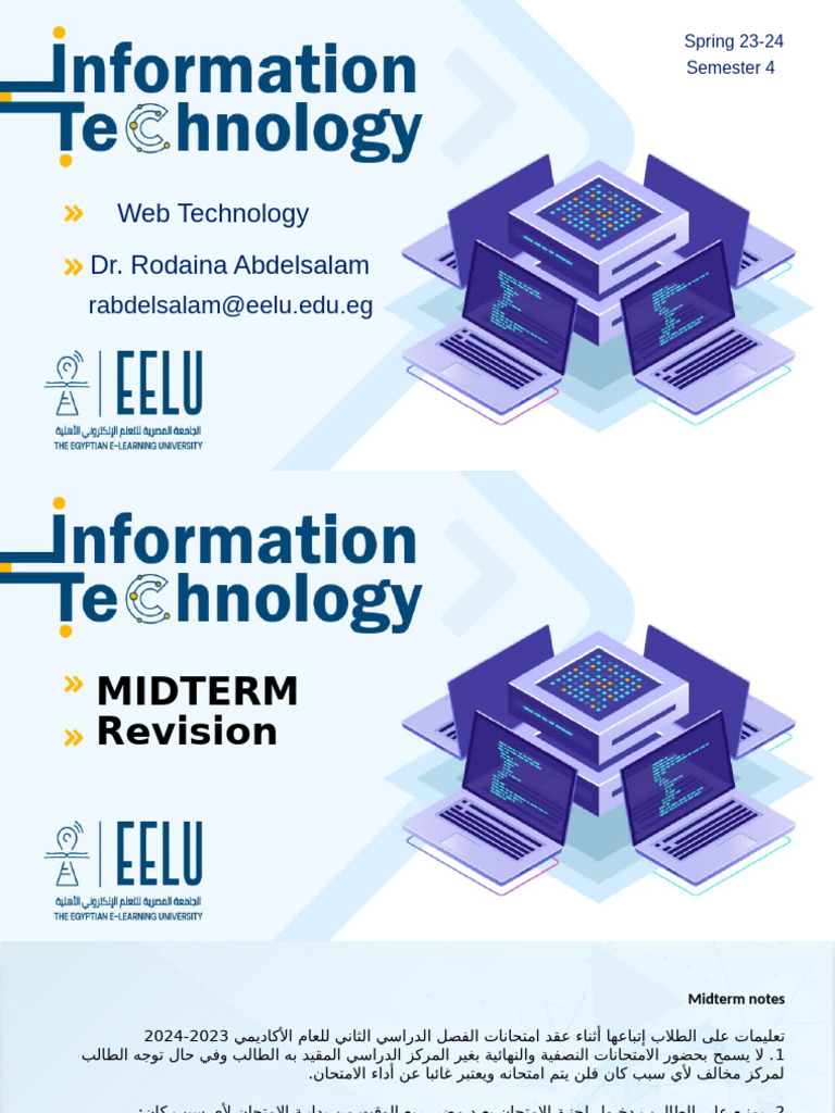 Lec9 -Midterm Revision | PDF