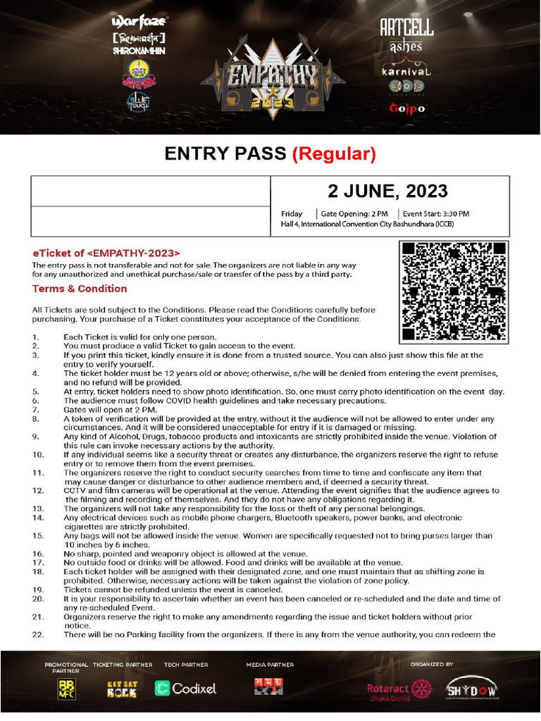EMPATHY 2023-ticket-1 | PDF