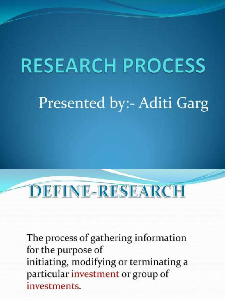 Q2 Explain Research Process | PDF