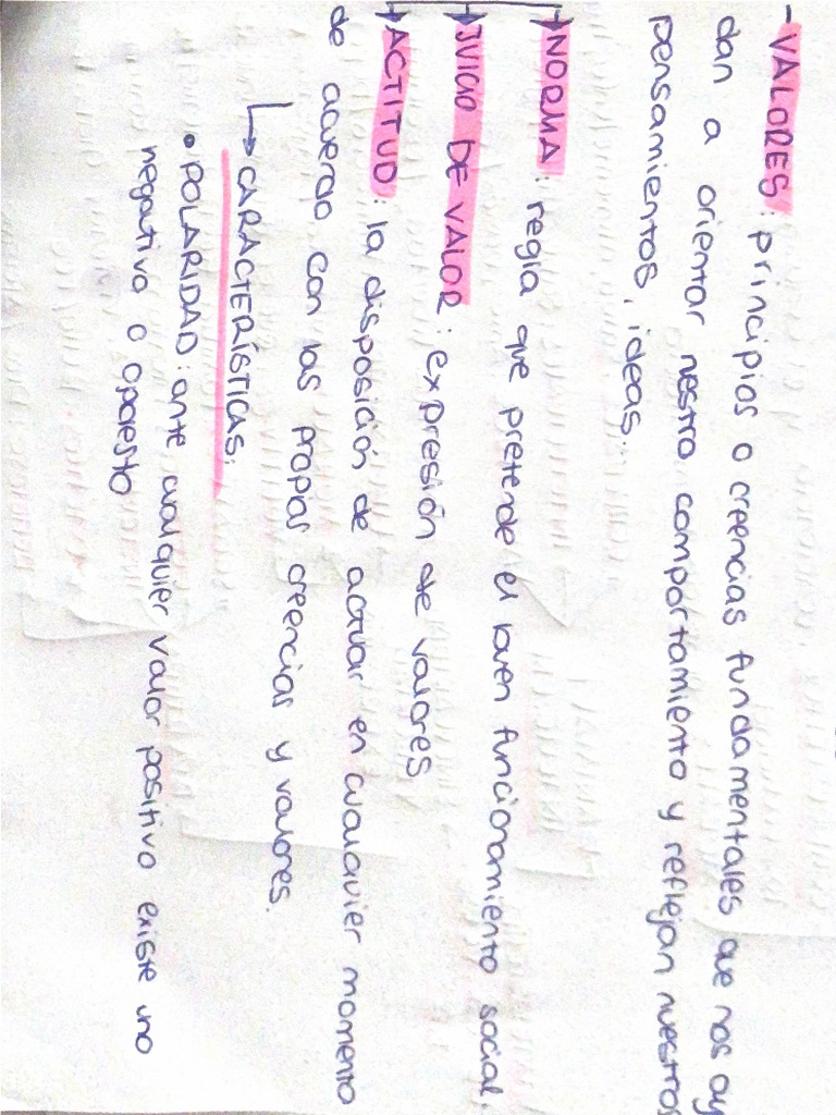 Acti 1 Valores | PDF