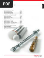Fischer Anchor Bolts Data Sheet | PDF | Screw | Drill