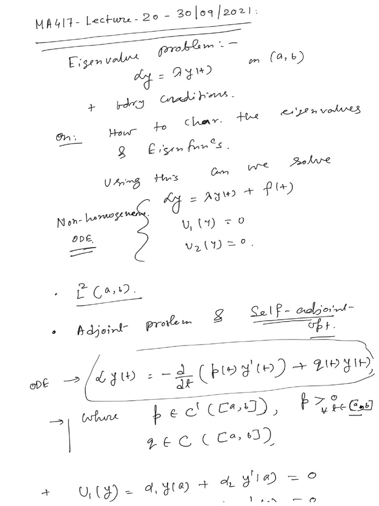 MA417-live-lecture | PDF