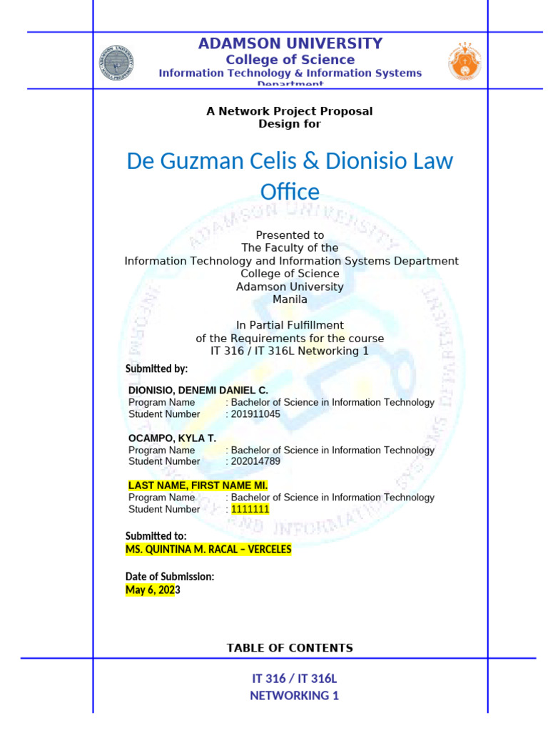 Network Upgrade Proposal for Law Office | PDF | Computer Network ...
