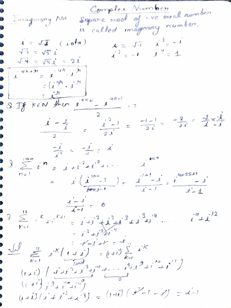 Complex Number | PDF