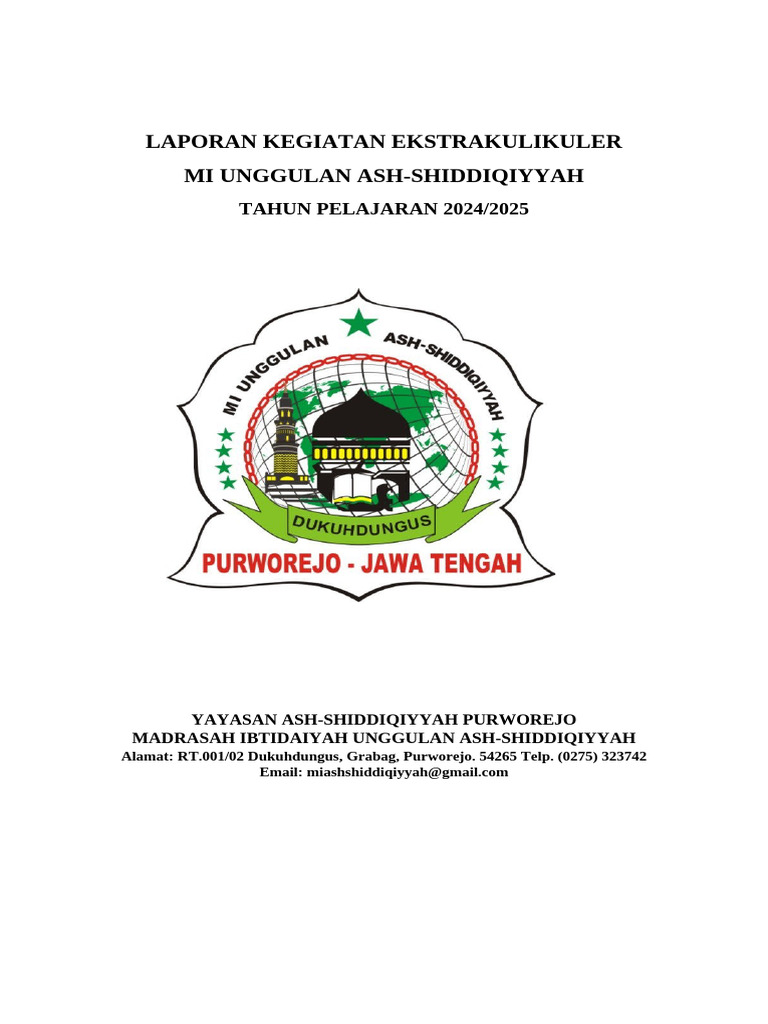 LAPORAN_KEGIATAN_EKSTRAKURIKULER | PDF