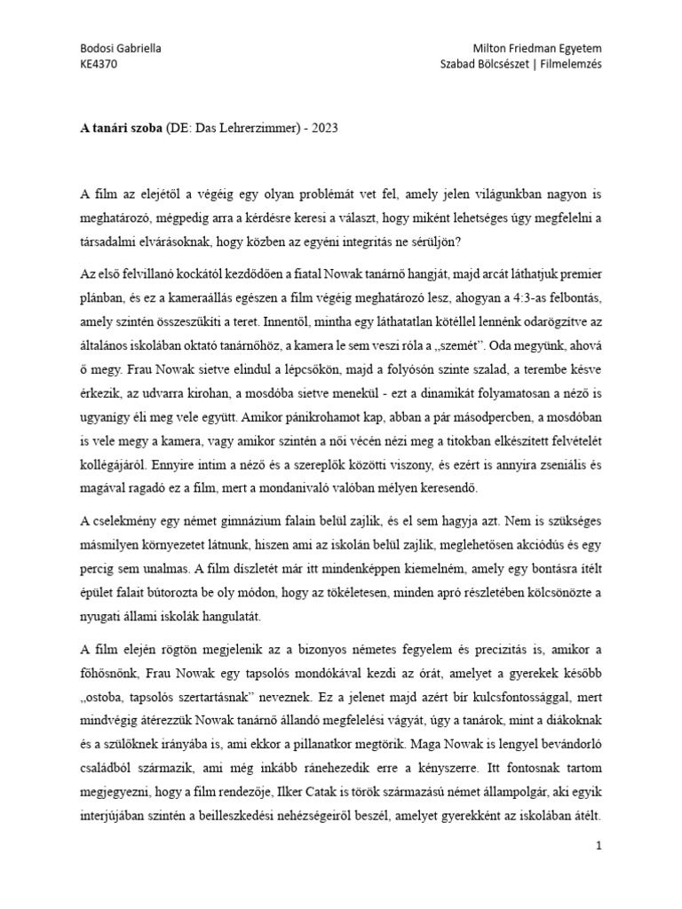 A tanári szoba_Bodosi | PDF A tanári szoba_Bodosi | PDF