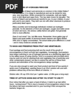Hydrogen Peroxide Therapy | PDF | Hydrogen Peroxide | Silver