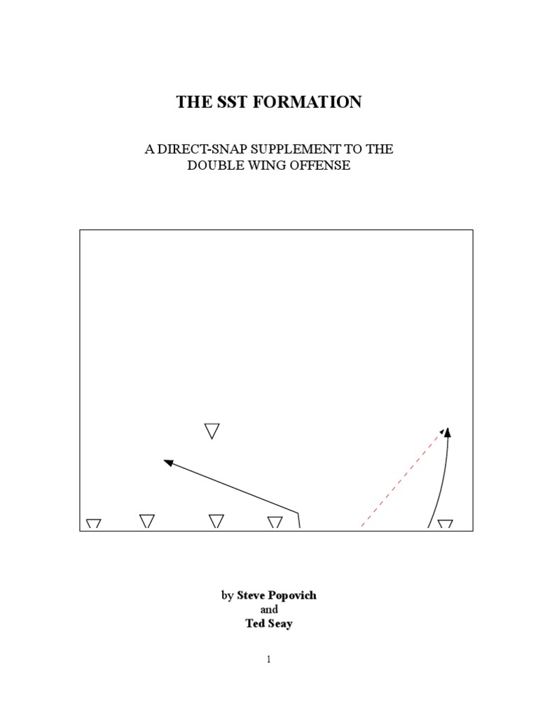 The SST Formation | PDF | Quarterback | Gridiron Football