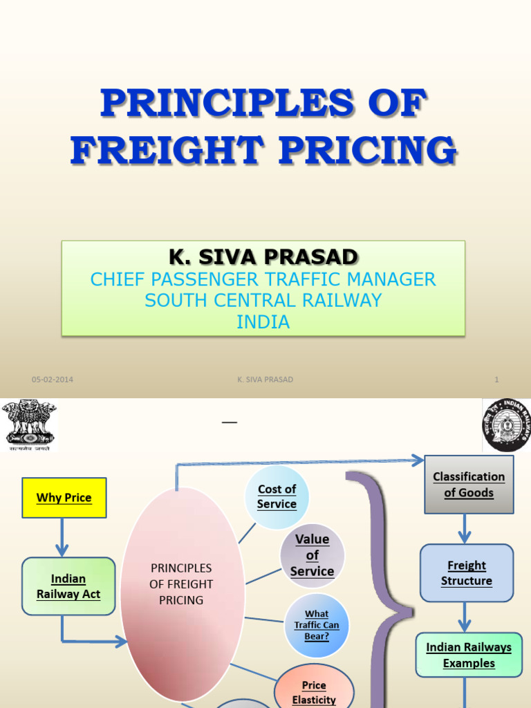 Railway Freight Pricing Principles | PDF | Elasticity (Economics ...