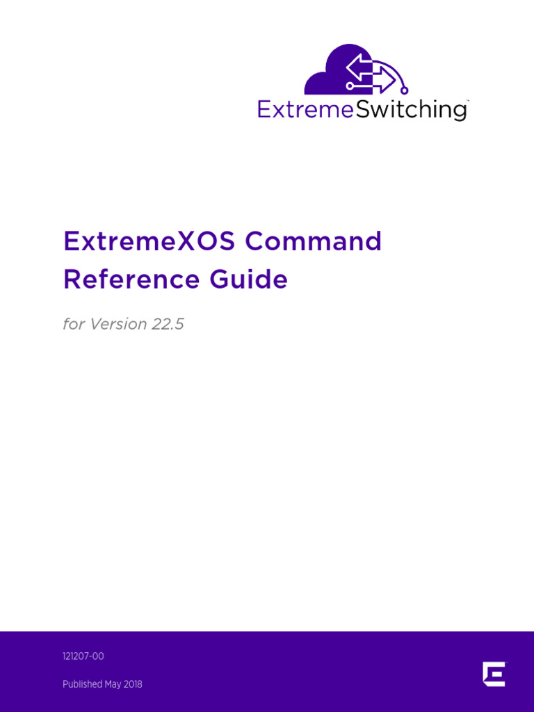 EXOS Command Reference 22 5 | PDF | Filename | Ip Address