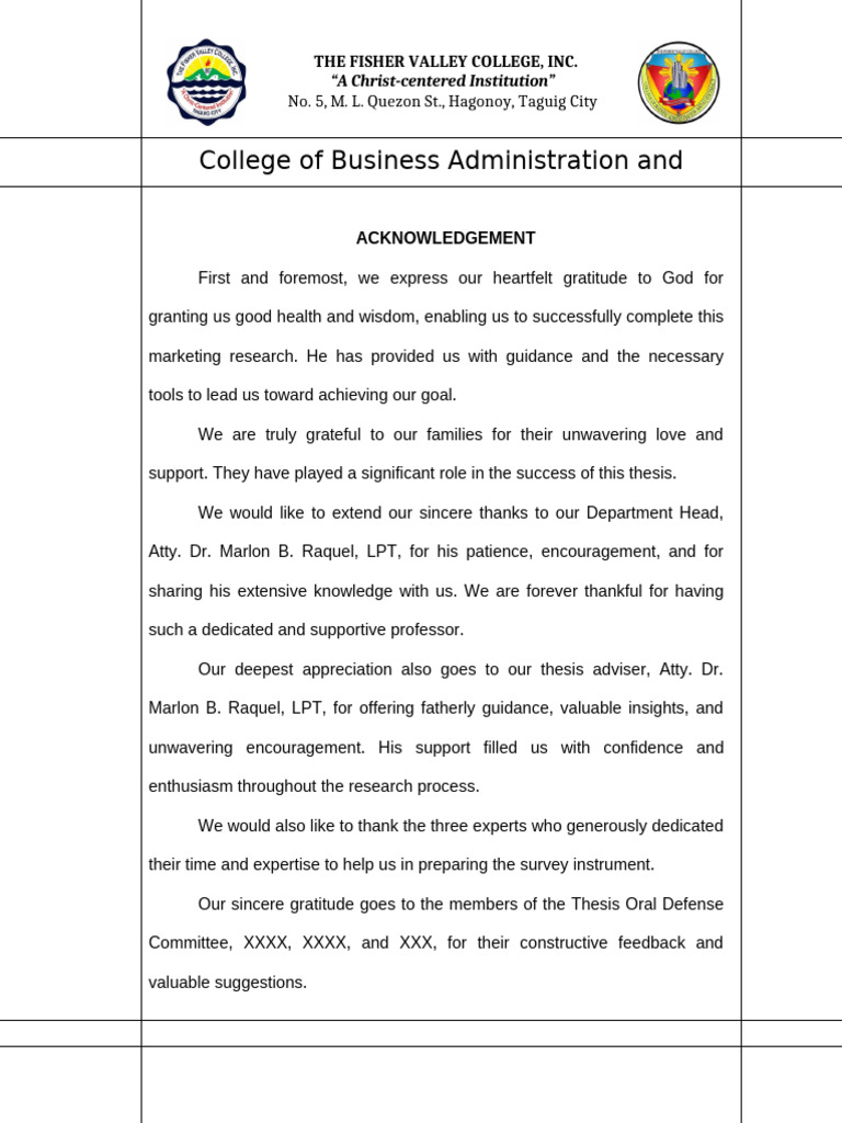 ACKNOWLEDGMENT | PDF