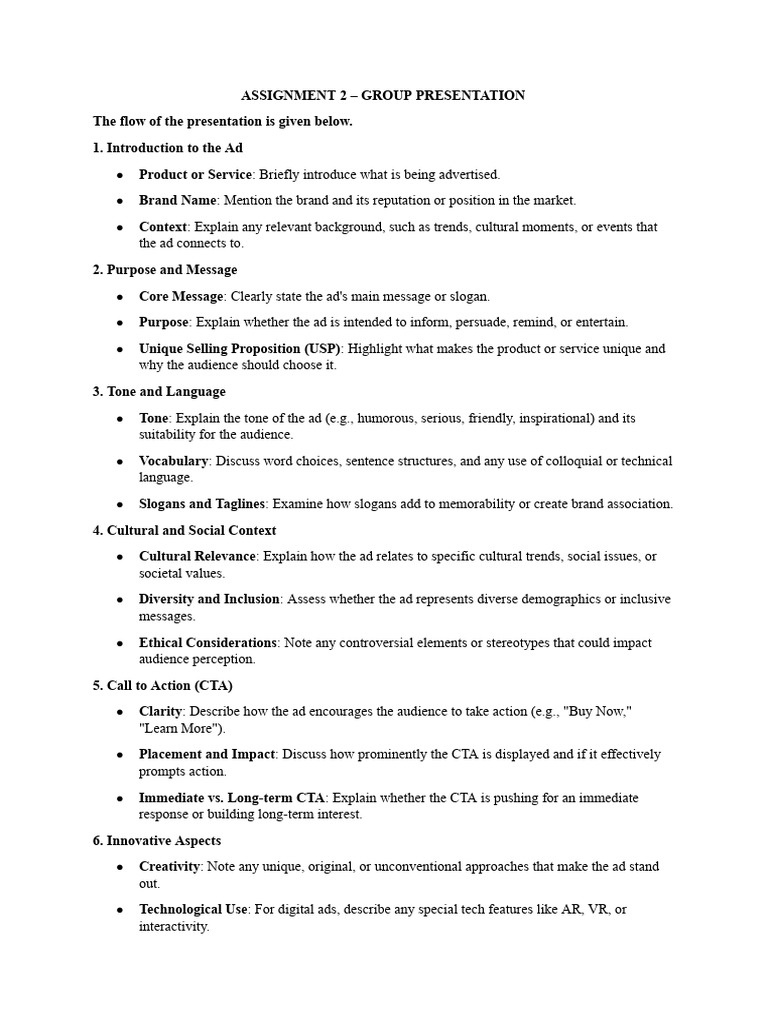 ASSIGNMENT 2 - Group Presentation | PDF | Brand | Social Psychology