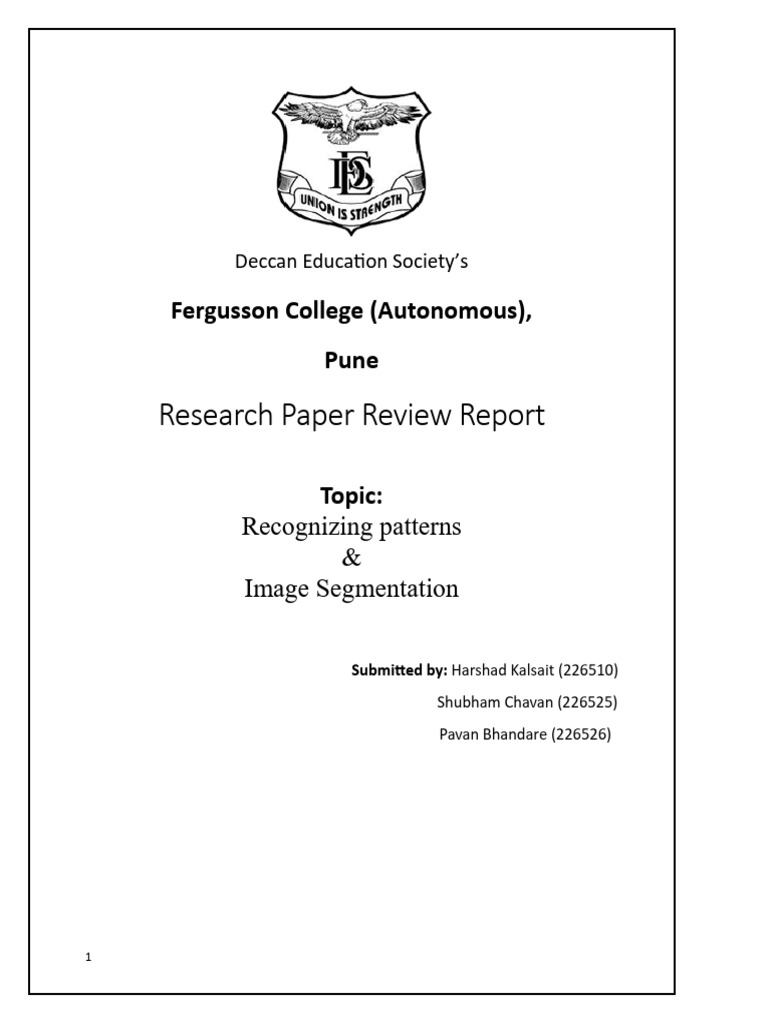 Research Paper Final Report | PDF | Receiver Operating Characteristic ...