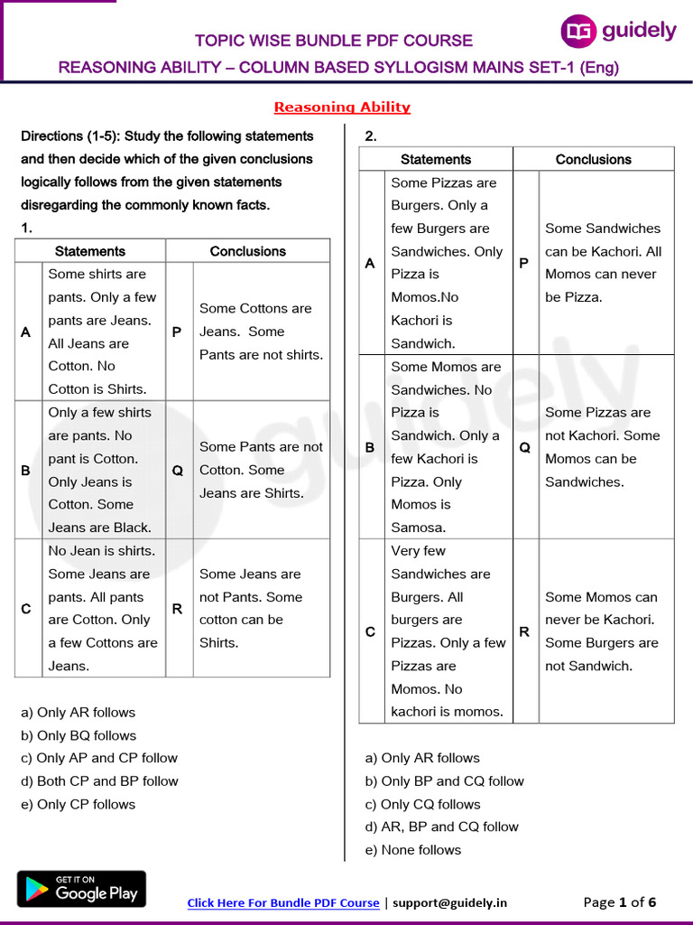 High Level Syllogism | PDF | Reason | Coca Cola