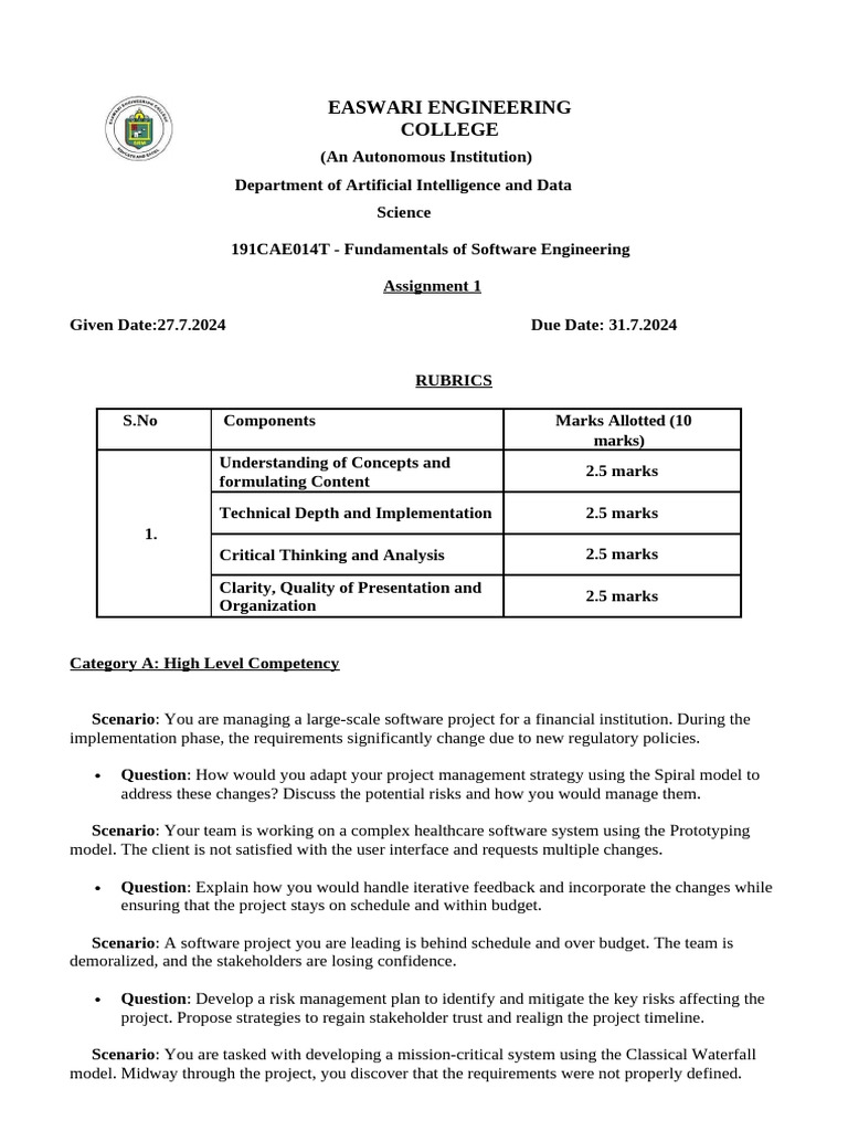 C9 - B1-Assignment1 Final | PDF | Software Development Process | Software Prototyping