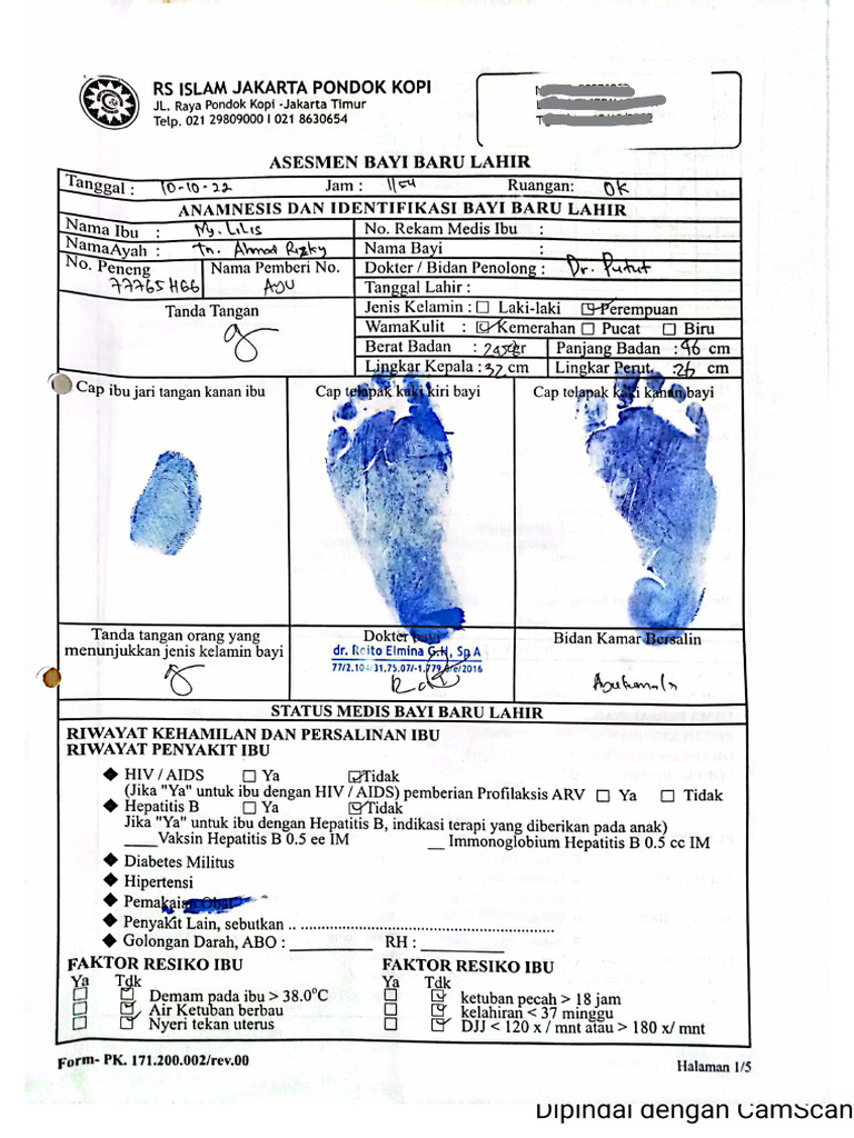 Ass Bayi Baru Lahir | PDF
