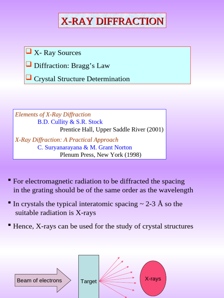 X RayDiffraction | PDF | Electron | Electromagnetic Radiation