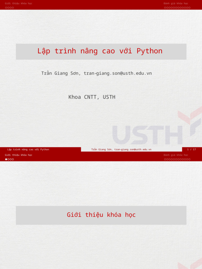 APY - 1 - Course Intro | PDF