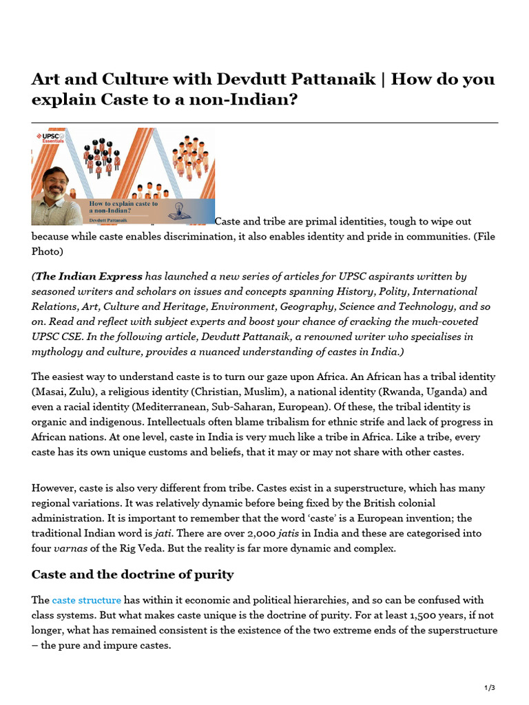 14) How Do You Explain Caste To A Non-Indian | PDF | Dalit | Caste