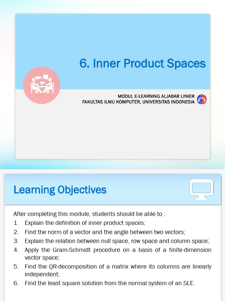 Understanding Inner Product Spaces | PDF | Basis (Linear Algebra ...