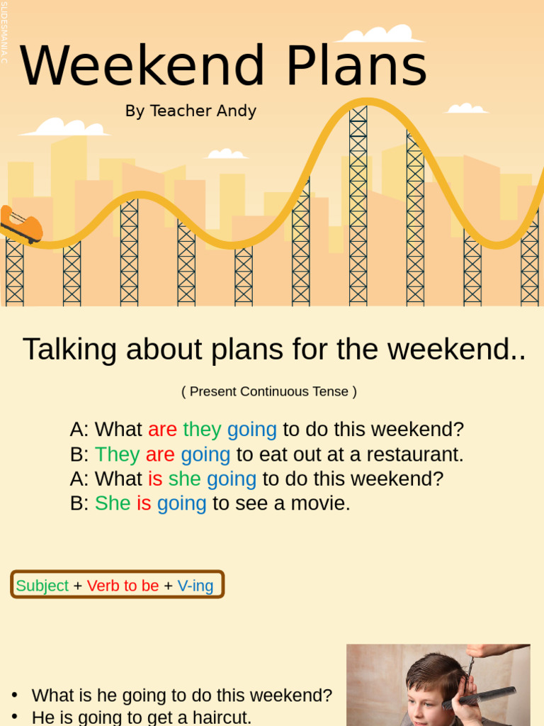 M3 Weekend Plans. Present Continuous. | PDF | Languages | Foreign ...