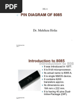8085 Pin Diagram | PDF | Input/Output | Integrated Circuit