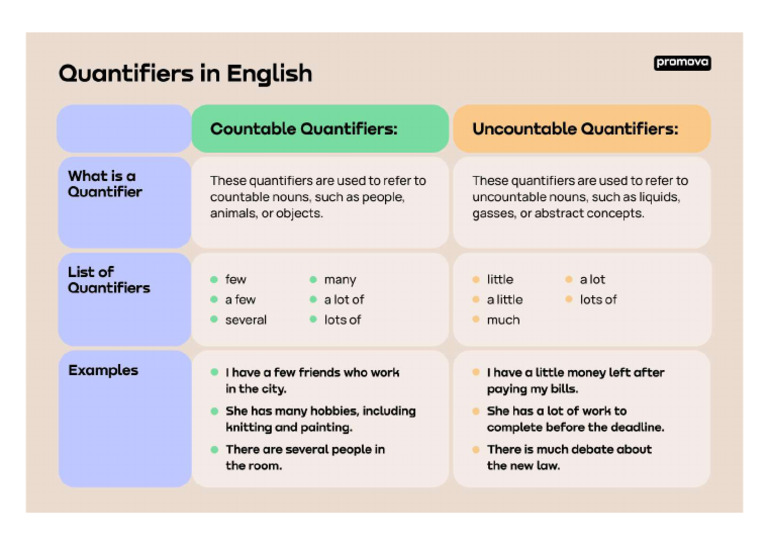 Quantifiers Exercises LEVEL A1 | PDF