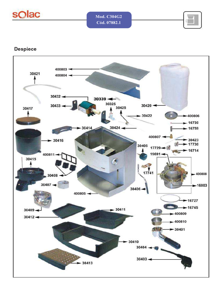 SOLAC_C304-S92000200_Despiece | PDF