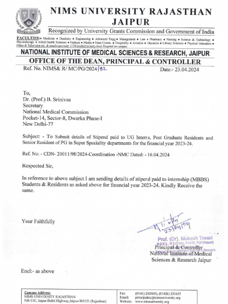 Stipend 2023 2024 | PDF