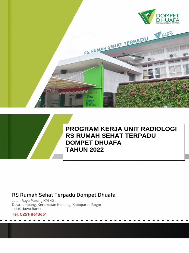 Program Kerja Radiologi 2022 | PDF