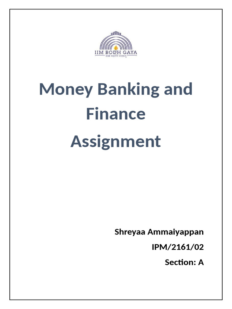 Shreyaa Ammaiyappan - 2161 - MBF | PDF | Inflation | Electric Vehicle