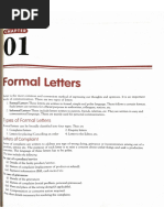 Formal Letters CBSE Class 10 | PDF