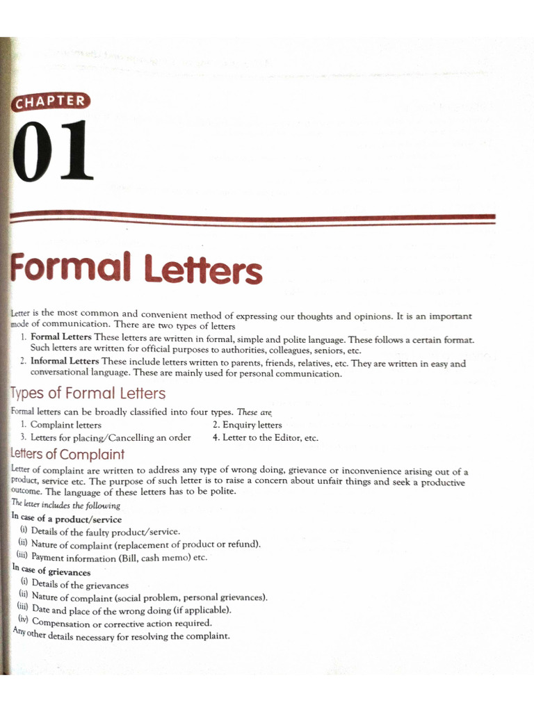 Letter Writing | PDF