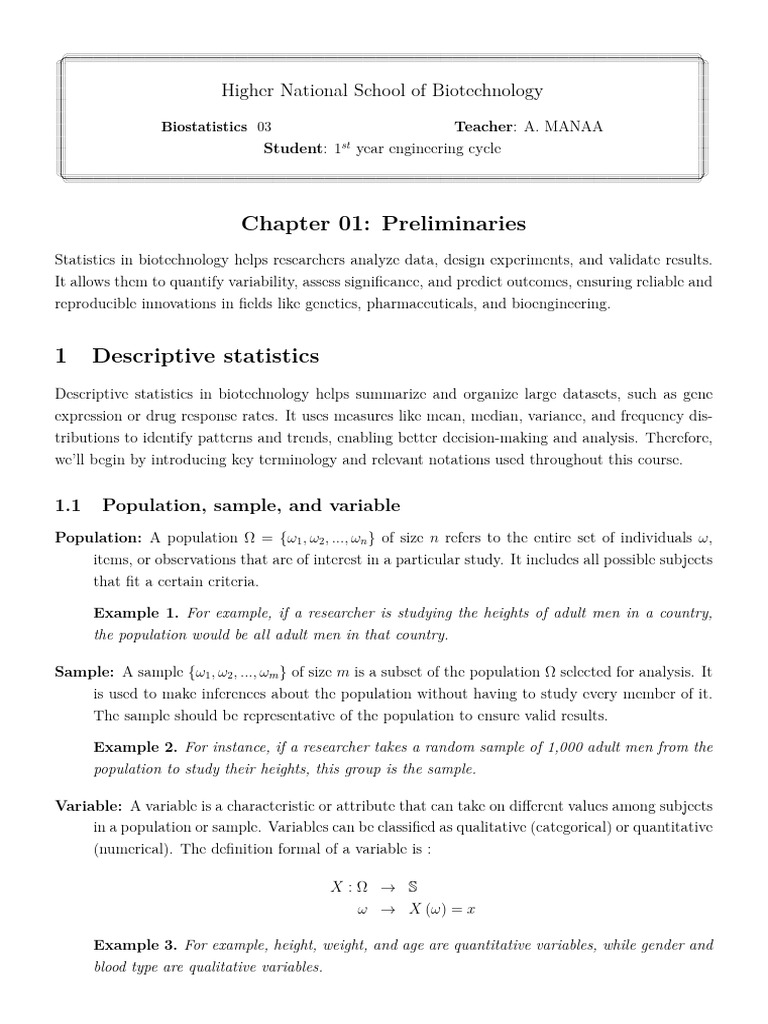 Chapter 01 Preliminaries | PDF | Probability Distribution | Statistics