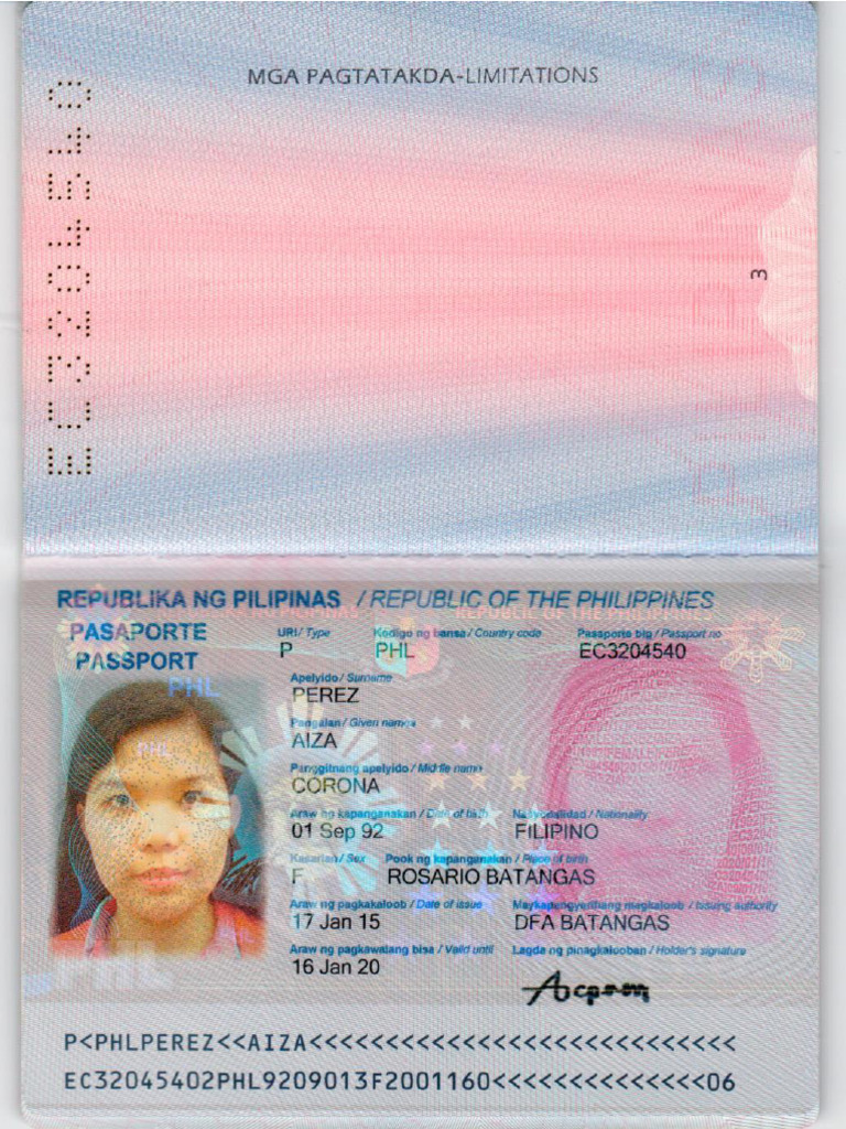 Aiza - Passport | PDF